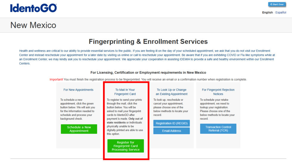 Background Checks – New Mexico Health Care Authority